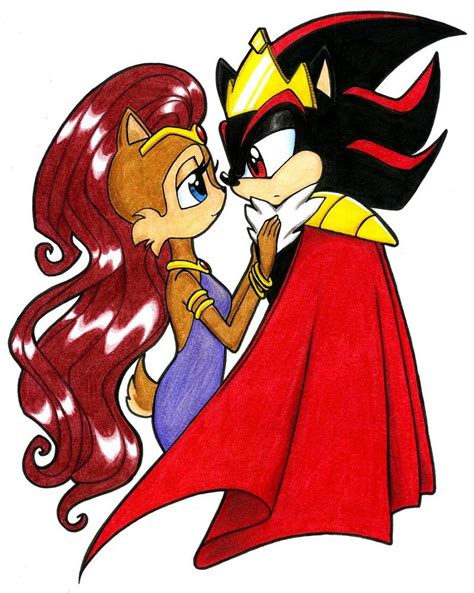 Sally And Shadow By Ieshakelitulop Sonic And Shadow Shadow The