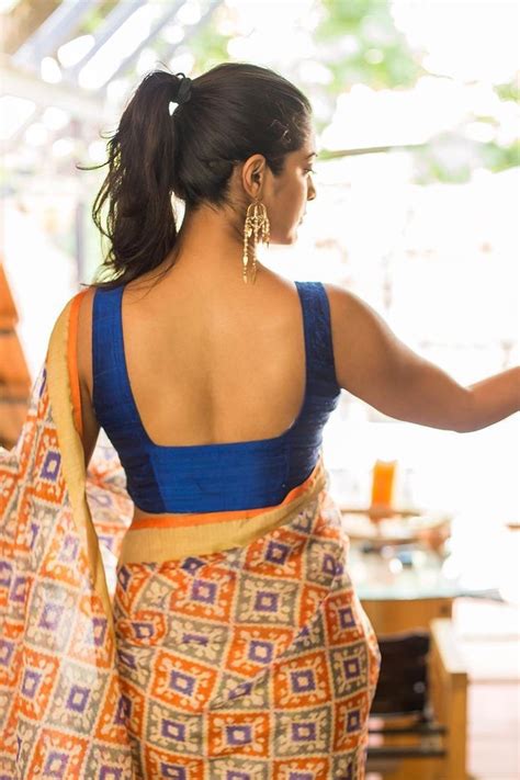 Sleeveless Blouse Backless Blouse Design For Saree Collard Blouse Indian Filmy Actress