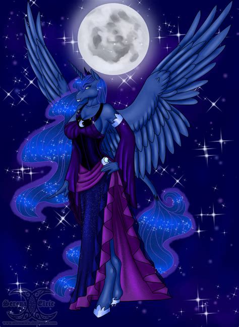 Princess Luna Anthro By Serenaelric On Deviantart