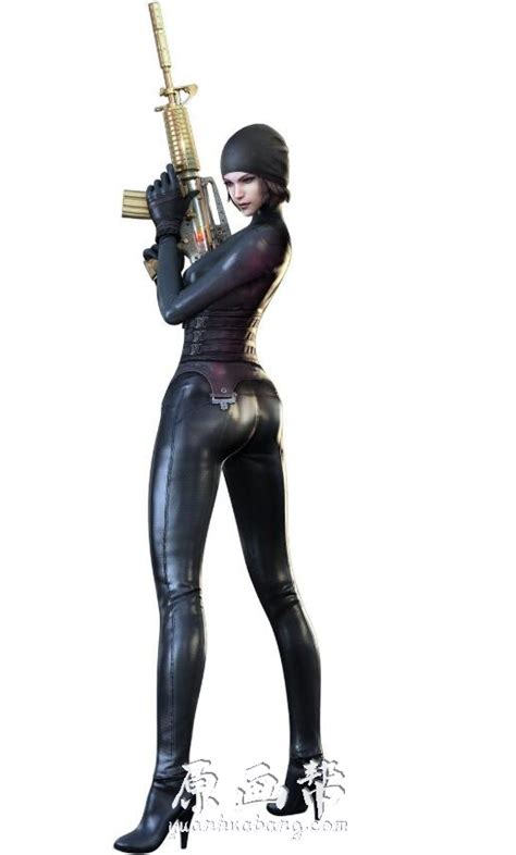 立绘素材 Cf穿越火线女角色 Png角色pose图原画帮