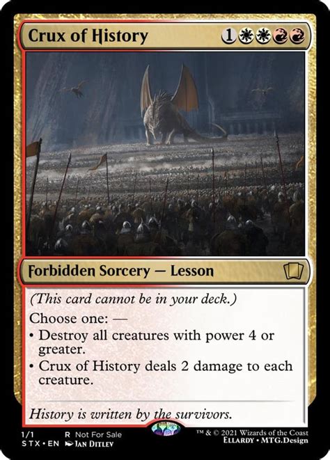 A cycle of Forbidden Lessons; Strixhaven lore : r/custommagic