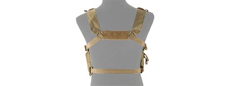 Lt Sniper Chest Rig Tan Parafrog Airsoft