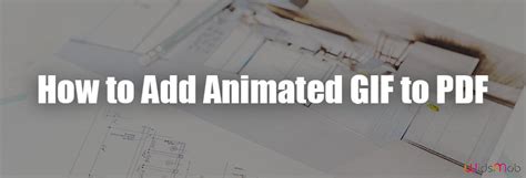 Devez vous insérer des GIF dans un PDF Comment ajouter un GIF animé au PDF