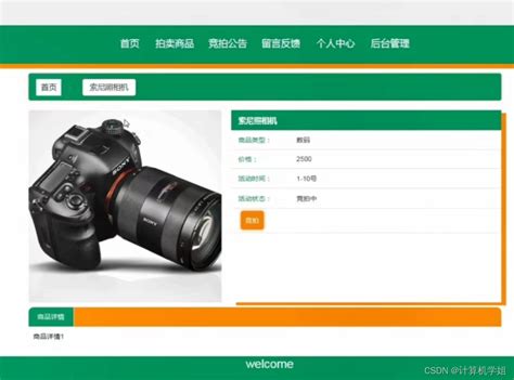 基于SpringBoot的在线拍卖系统 EW帮帮网