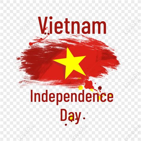 Nakatagilid Na Five Pointed Star Vietnam Flag Brush Na Watercolorputi