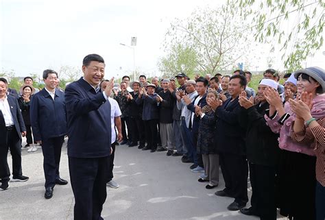 高清图集习近平在宁夏考察13 专题报道 人民网