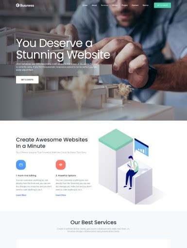 Premium Visual Composer Templates Full Website Demos
