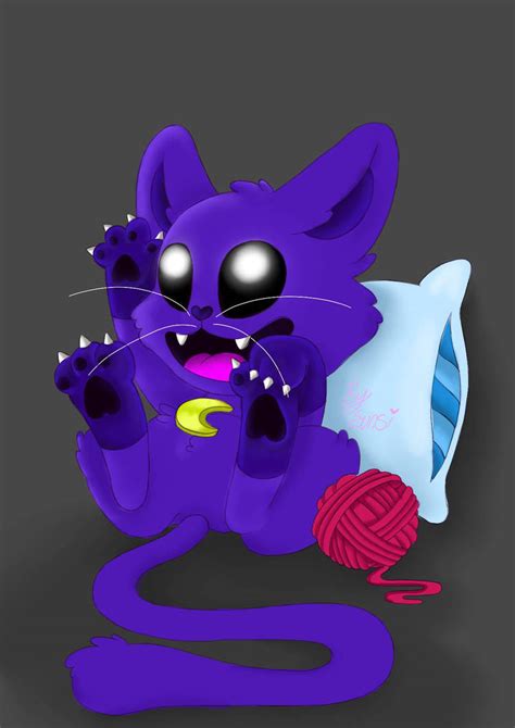 Draw Of Cat Nap By Sunsicrunchycartoons On Deviantart