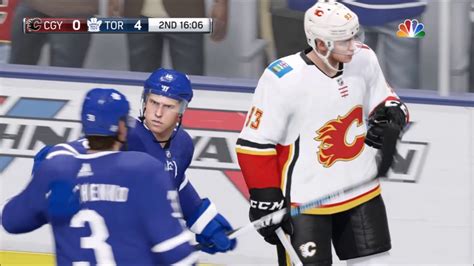 Nhl 18 Toronto Maple Leafs Vs Calgary Flames Youtube
