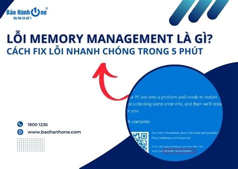 Lỗi Memory Management Là Gì Cách Fix Lỗi Nhanh Chóng Trong 5 Phút