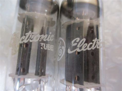 ∝ 38 真空管 GE General Electric tube 6FQ7 6CG7 2本セット 検： オーディオ機器 アンプ 真空管アンプ ...