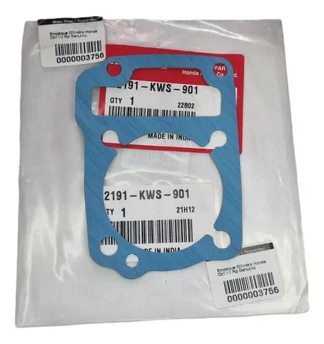 Empaque Cilindro Honda Cb 110 Original MercadoLibre