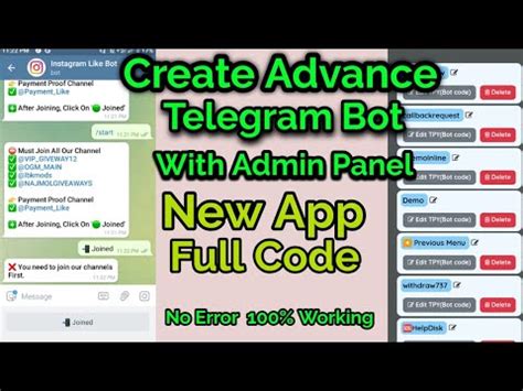 How To Create A Advance Telegram Reffer Earn Bot How To Create