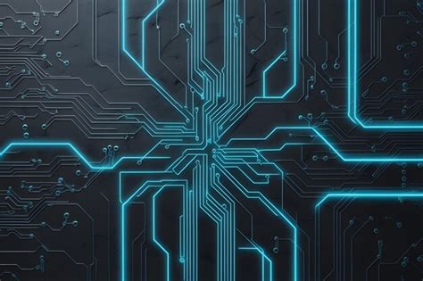 Abstract Technology Chip Processor Background Circuit Board And Html