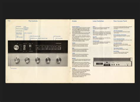 Clairtone Stereo Operating Manual For Use With Models T13 T14 Canada Modern
