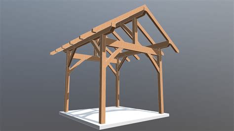 X Post And Beam Plan D Model By Timber Frame Hq Timberframehq Post And Beam Beams