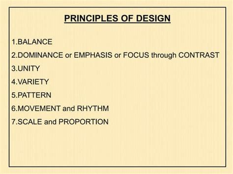 The 6 Basic Principles Of Graphic Design Group 2 Pptx