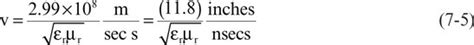 传输线的物理基础（二）：信号在传输线中的速度 6英寸传输时间 Csdn博客