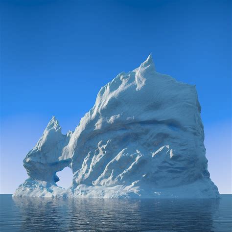 айсберг 3D Модель $99 - .max .fbx .obj - Free3D