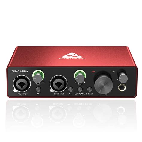 Audio Array AI 02 2x2 Premium Audio Interface Superior Midas Mic Pre