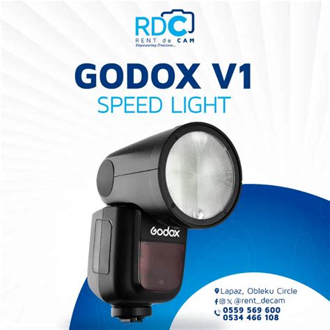 Godox V1 Speed Light Rent De Cam
