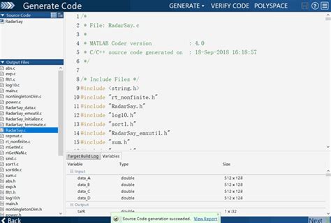 利用 MATLAB Coder 将M代码生成C C 代码 知乎