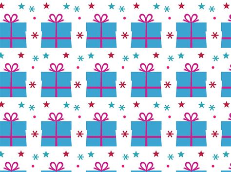 생일 선물 벡터 패턴 Ai Uidownload