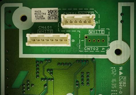 electronic circuit board showing detailed design and intricate shapes