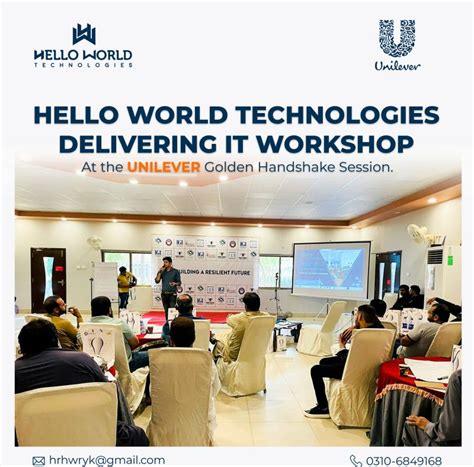 hello world technologies on linkedin helloworldtechnologies unilever goldenhandshake itcareers…