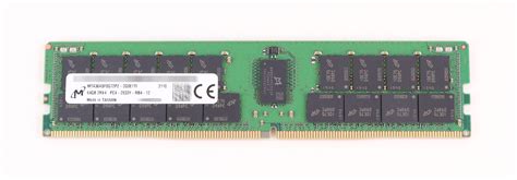 Micron 64gb Mta36asf8g72pz 2g9e1 Pc4 2933y Ddr4 23400 Dimm 288 In Ecc