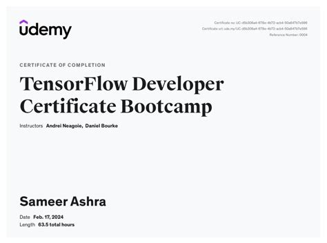 Sameer Ashra On Linkedin Udemy Course Completion Certificate