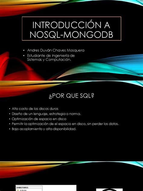 introduccion a nosql mongodb pdf no sql mongo db