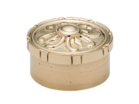 Model 733 Polished Brass Decorative End Cap Esp Metal Products And Crafts