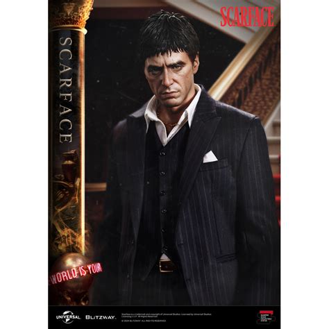 Blitzway Superb Scale Statue Tony Montana 14 Scarface Figurine