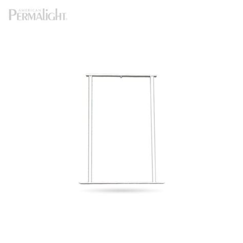 10 Inch Aluminum Mounting Bracket For Framed Exit Signs Ceiling Mount