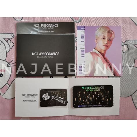 Nct 2020 Resonance Beyond Live Jaemin Ar Ticket No Ar Pc Shopee