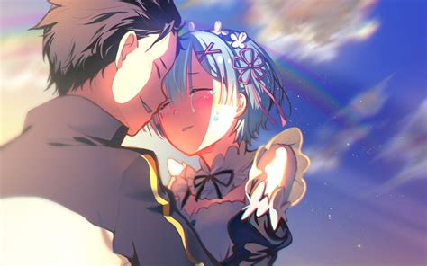 Re Zero Kara Hajimeru Isekai Seikatsu Subaru Ram Wallpaper Hd Anime