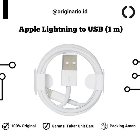 Jual Apple Lightning Cable (1m) | Shopee Indonesia