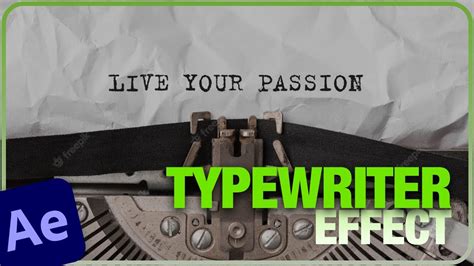 Typewriter Effect After Effects Motion Graphics Edit Like Zee