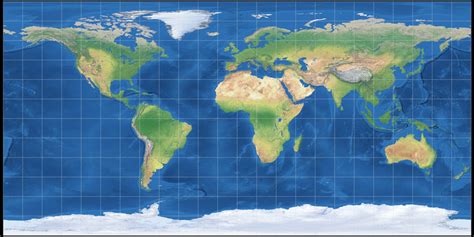 Equirectangular 0 Compare Map Projections