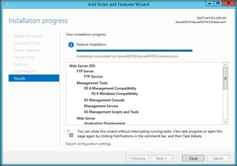 Setup Internet Information Services Iis Web Server In Azure