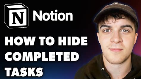 How To Hide Completed Tasks In Notion Full 2024 Guide Youtube How To Hide Completed Tasks In Notion Full 2024 Guide Youtube