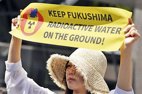 Dozens Rally Against Fukushima Plant Water Release Plan Borneo