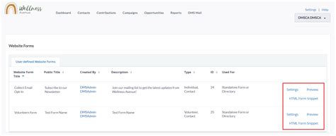 Web Submission Forms Help For Charities