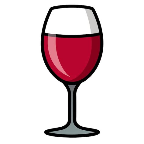 Wine Glass Clipart Vector Art And Illustration Premium Ai Generated