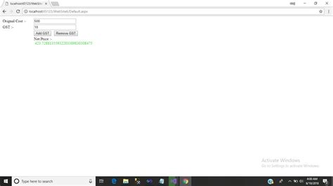 HOW TO CREATE BASIC GST CALCULATOR IN ASP NET ADD GST AND REMOVE GST YouTube