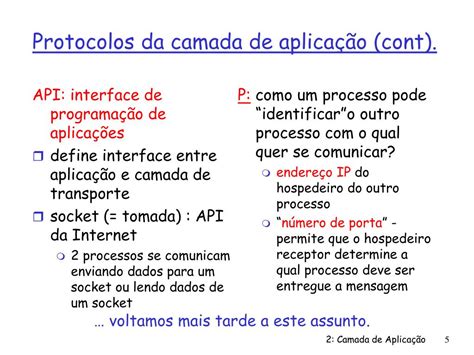 Ppt Capítulo 2 Camada De Aplicação Powerpoint Presentation Free