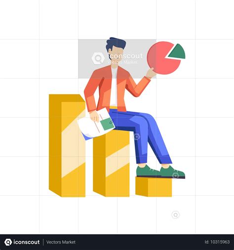 Businessman Holding Data Analyst Animation Free Download Business