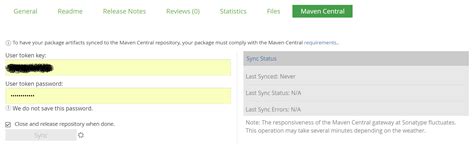 Going To Maven Central Caffinc