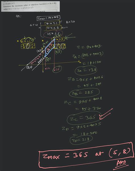 X0 And X1determine The Maximum Value Of Objectives Function Z9x40y S